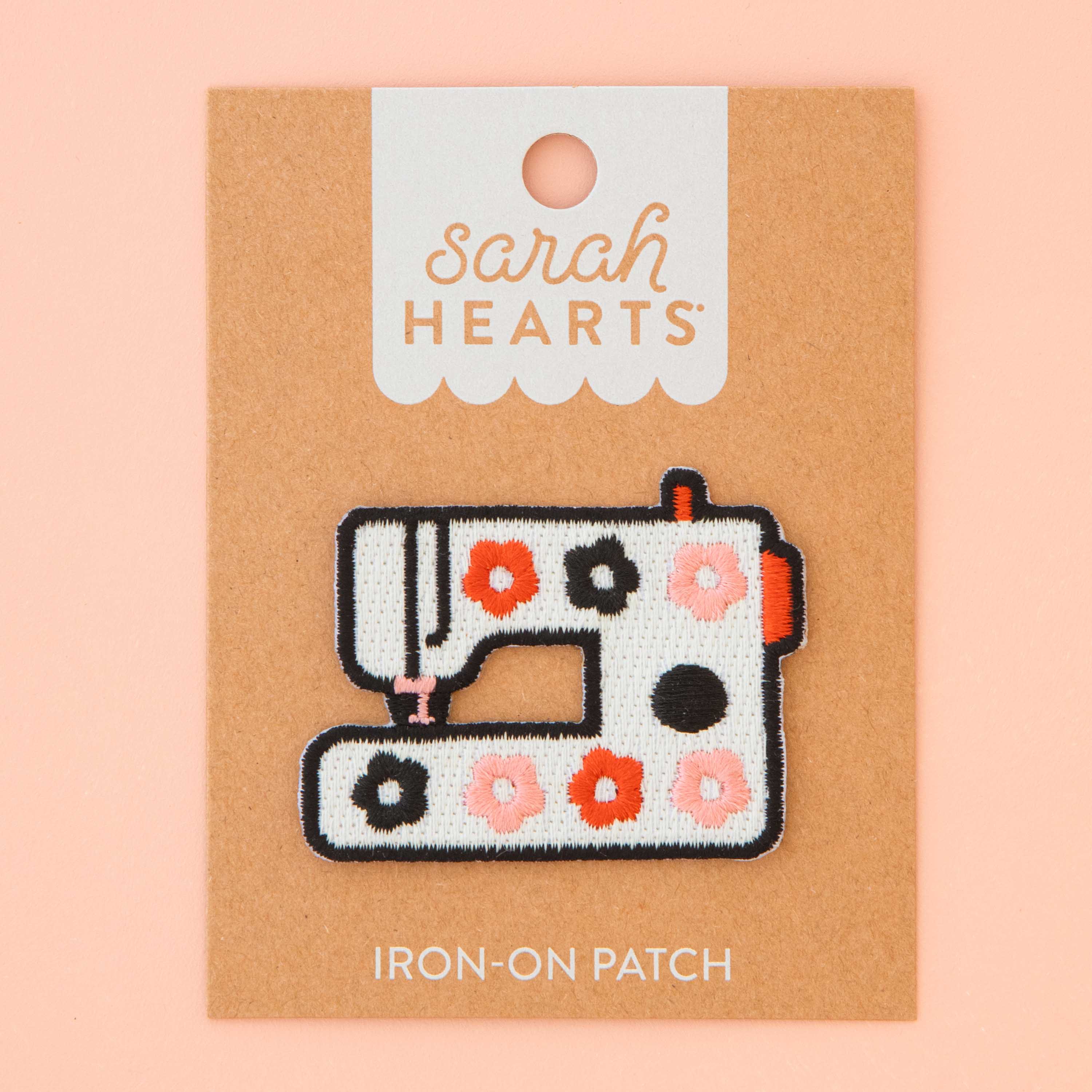 Daisy Sewing Machine Iron-On Patch | Thistle Creative Reuse