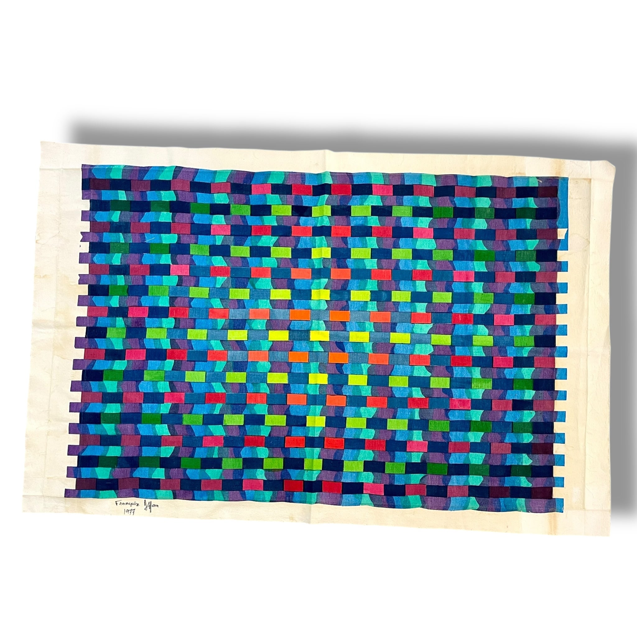 Textile Art Fabric Panel | Thistle Creative Reuse