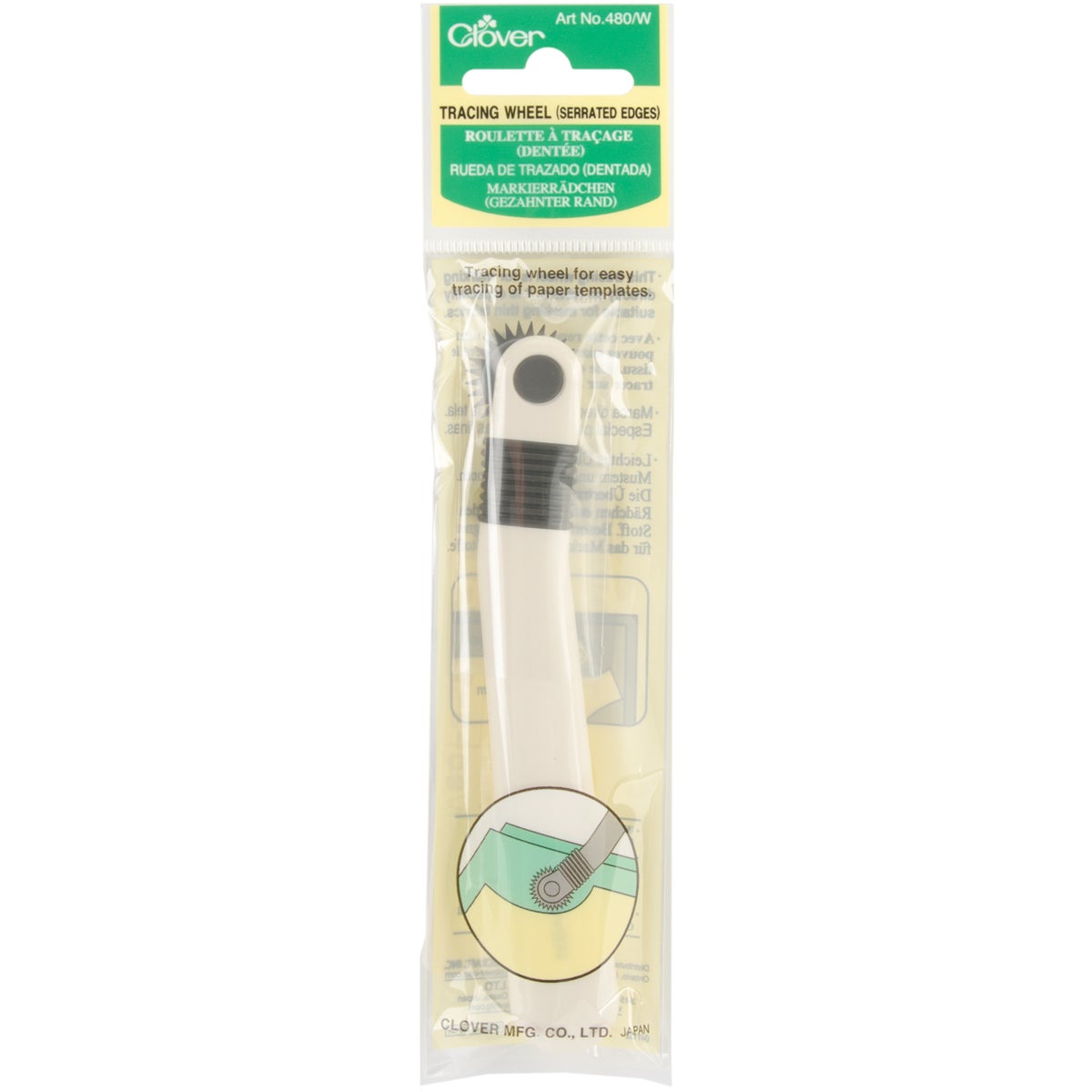 NEW Clover Tracing Wheel Serrated Edges | Thistle Creative Reuse