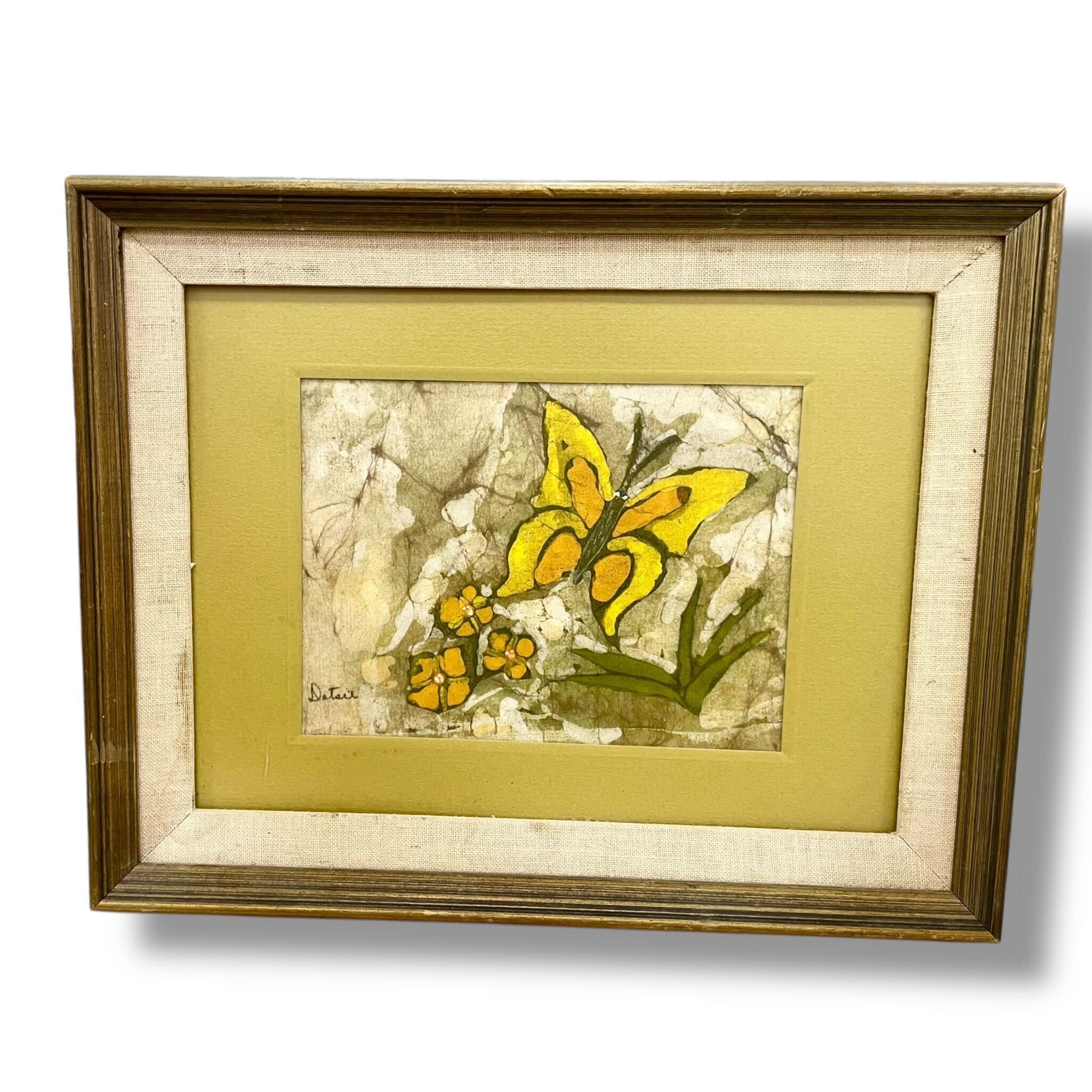 Framed Batik Art | Thistle Creative Reuse